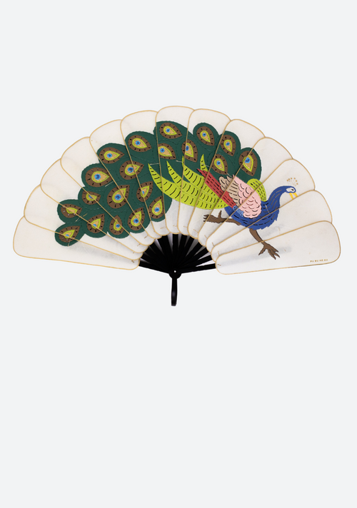 Pubumésu - Peacock Fanned Fan