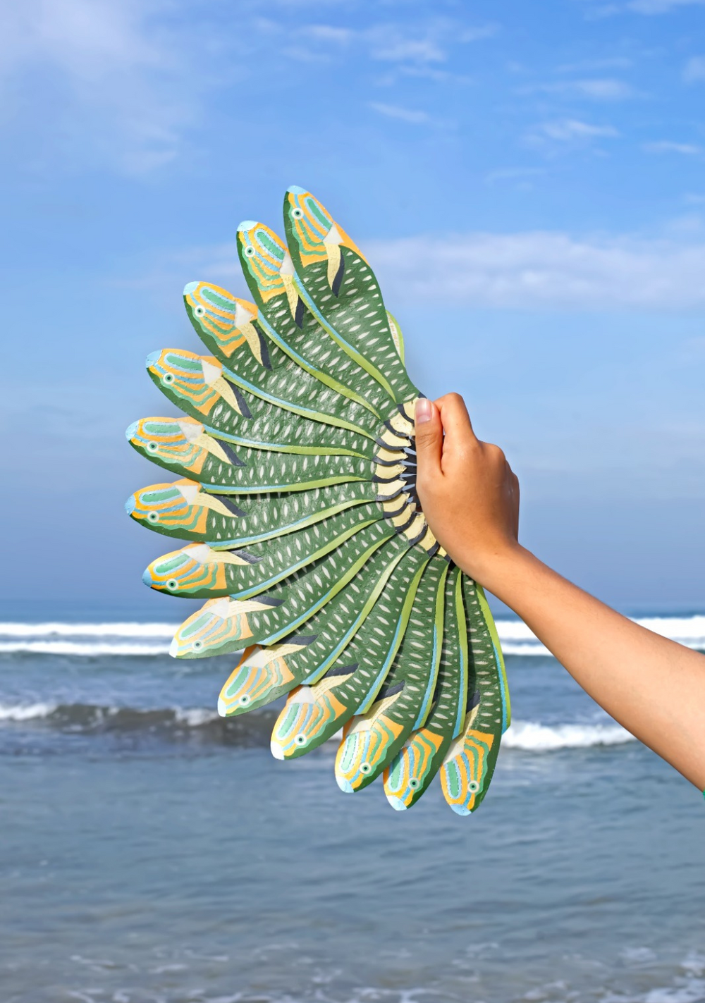 Pubumésu - Parrot Fish Fan
